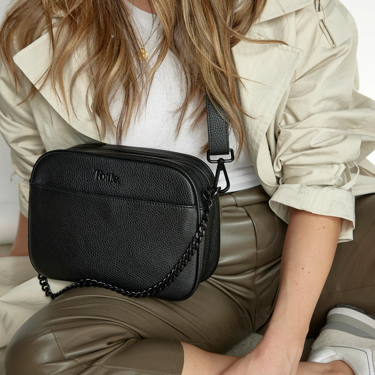 Black Vegan Leather Bags | Shop Black Bags Online | Tottie