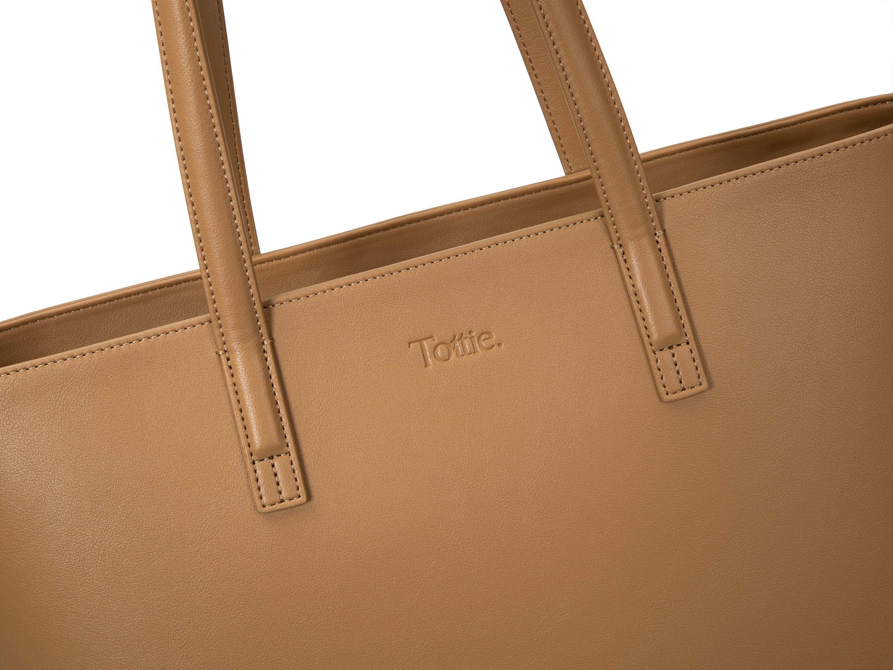 The Tote Bag in Tan by Tottie – TOTTIE
