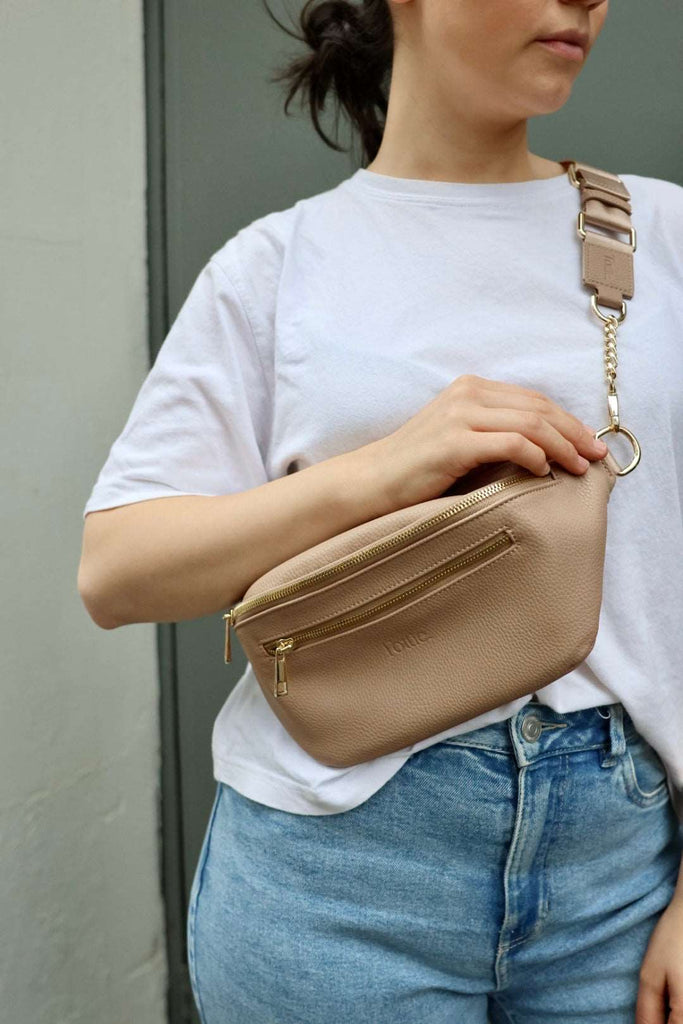 Wing Woman Bum Bag in Stone | Bum Bag for Women | Tottie