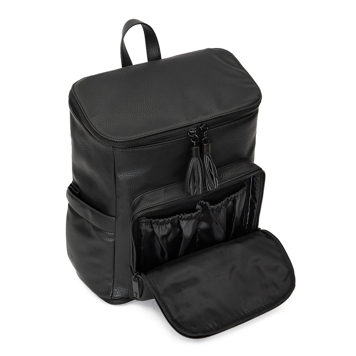 The Best Baby Nappy Bag in Black with Black Hardware by Tottie – TOTTIE